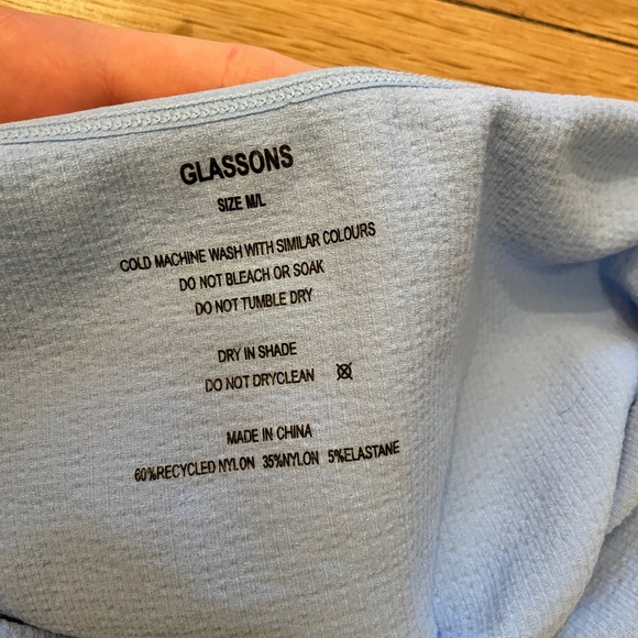 Glassons | Tops | Glassons Baby Blue Cropped Halter Top | Poshmark